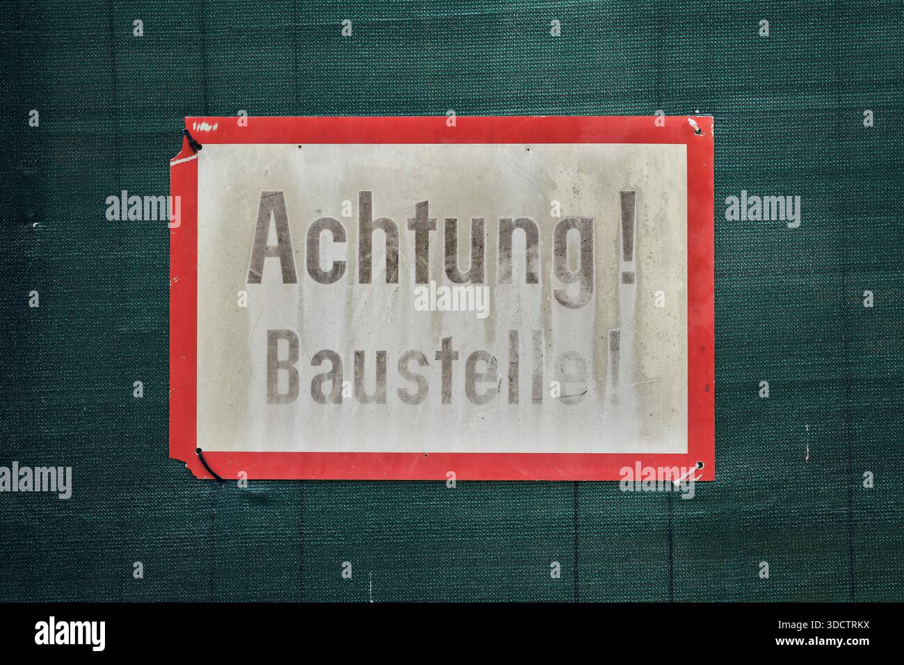 Construction site sign inscription hi-res stock photography and images ...