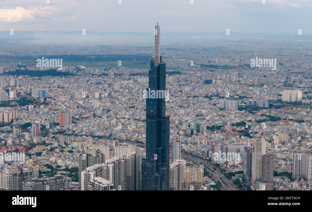 Panorama of Landmark residential area, where 81-storey building is ...