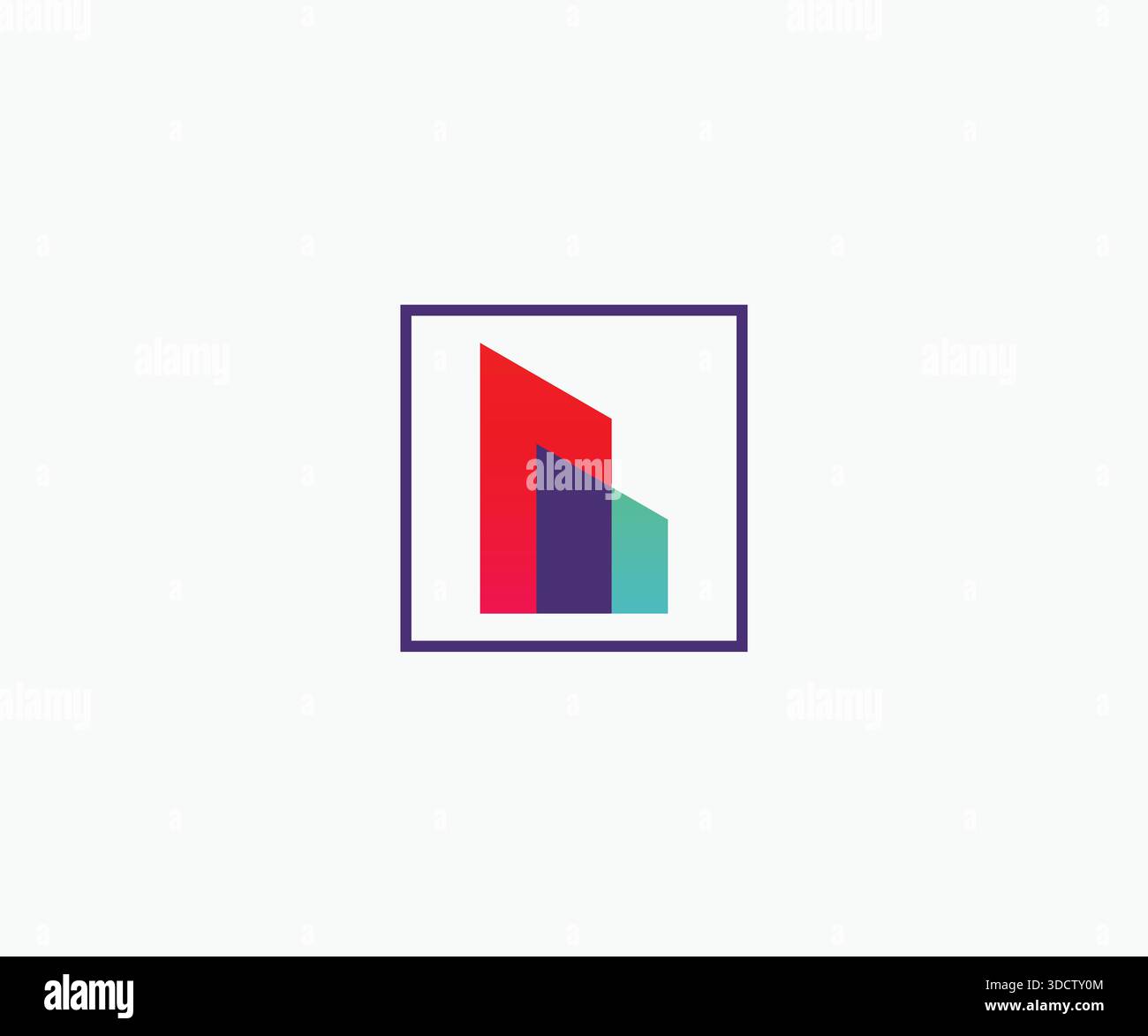 Geometric urban plan Cut Out Stock Images & Pictures - Alamy