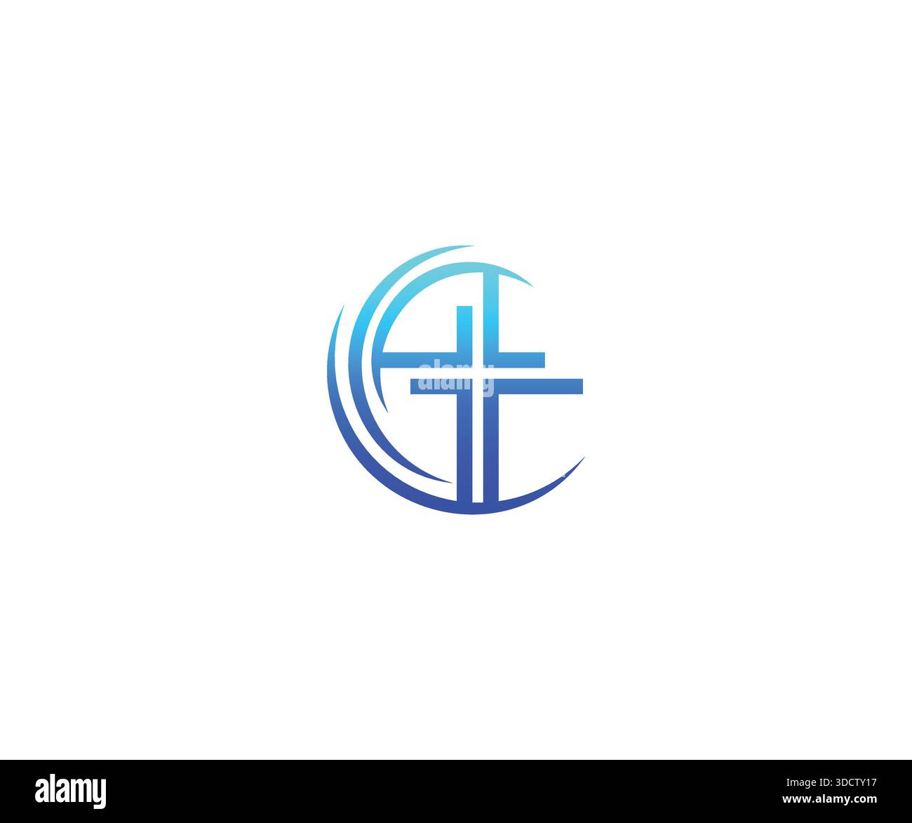 Minimal Cross and Church Symbol Logo, Contemporary Faith Logo Design ...