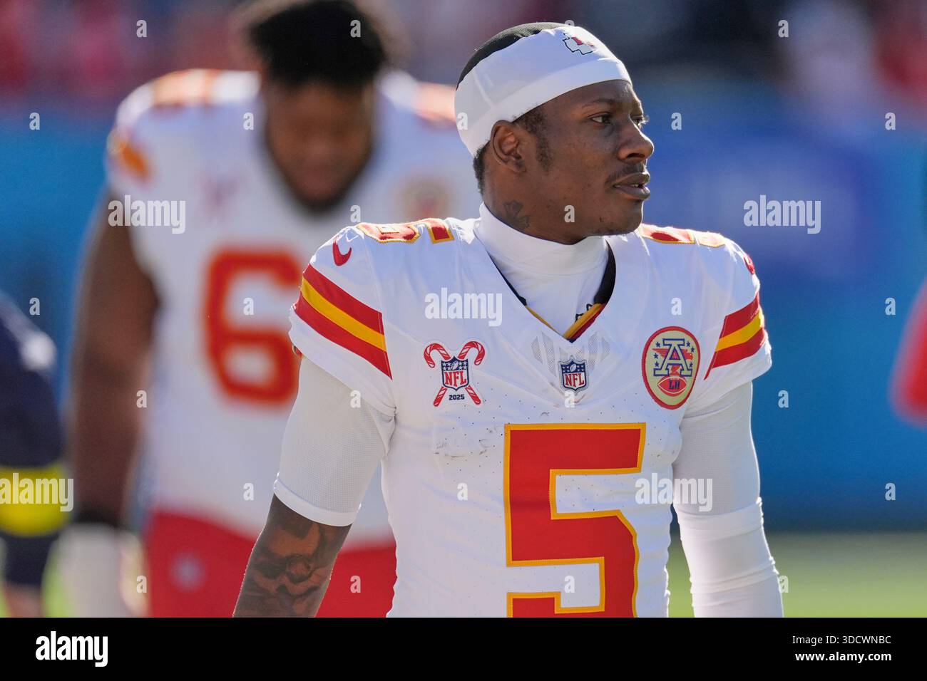 Kansas City Chiefs wide receiver Hollywood Brown (5) before an NFL ...
