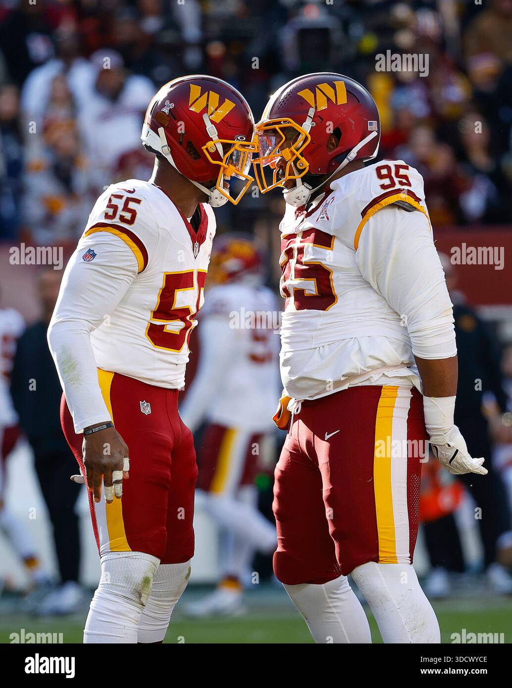 Dec 25, 2025: Washington Commanders DT/RD #95 Jer'Zhan Newton and ...