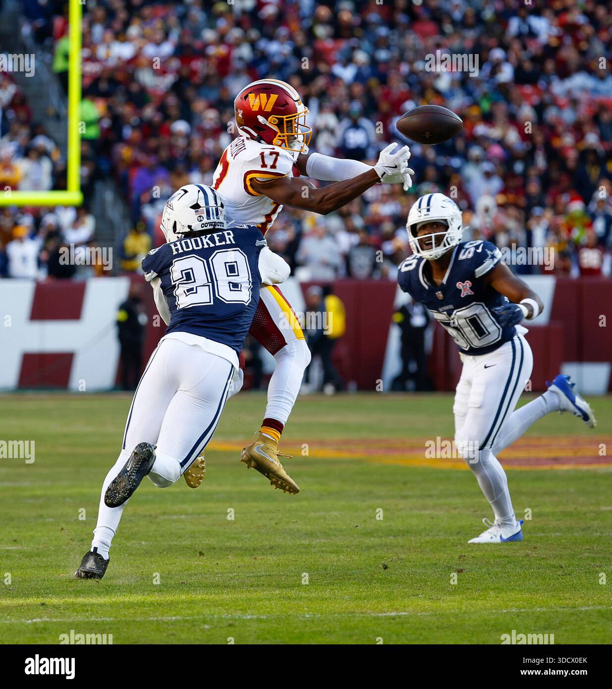 Dec 25, 2025: Washington Commanders WR #17 Terry McLaurin is unable to ...