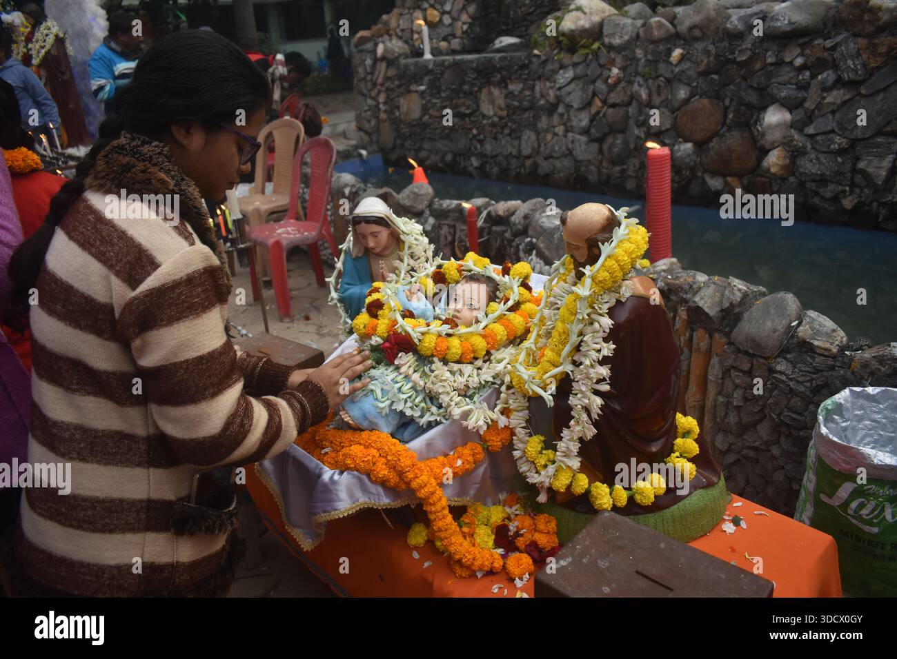 People are celebrating the Christmas festival in the outskirts of ...
