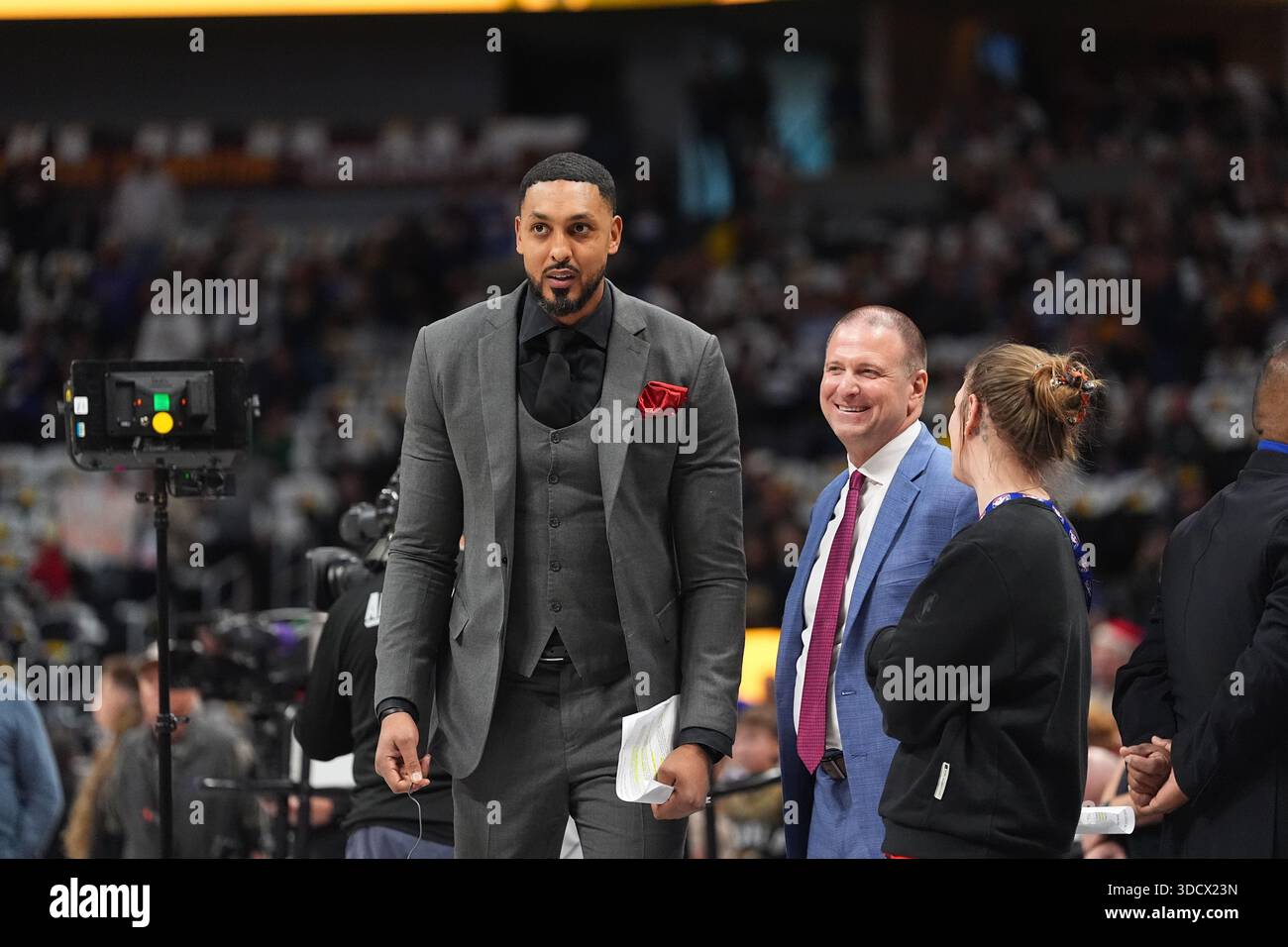 Houston Rockets television annoouncers Ryan Hollins and Craig Ackerman ...