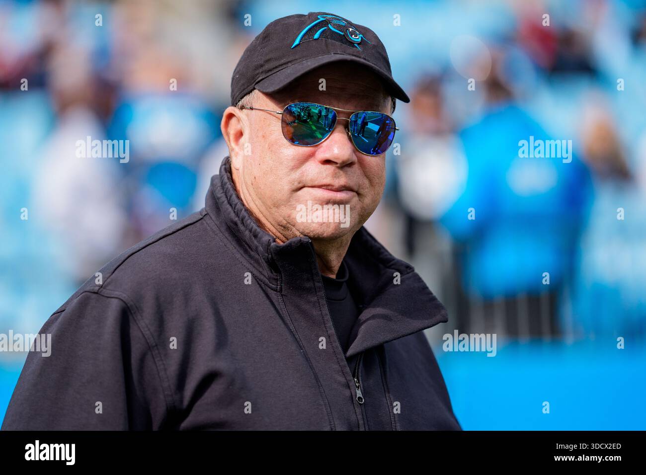 Carolina Panthers owner David Tepper looks on before an NFL football ...