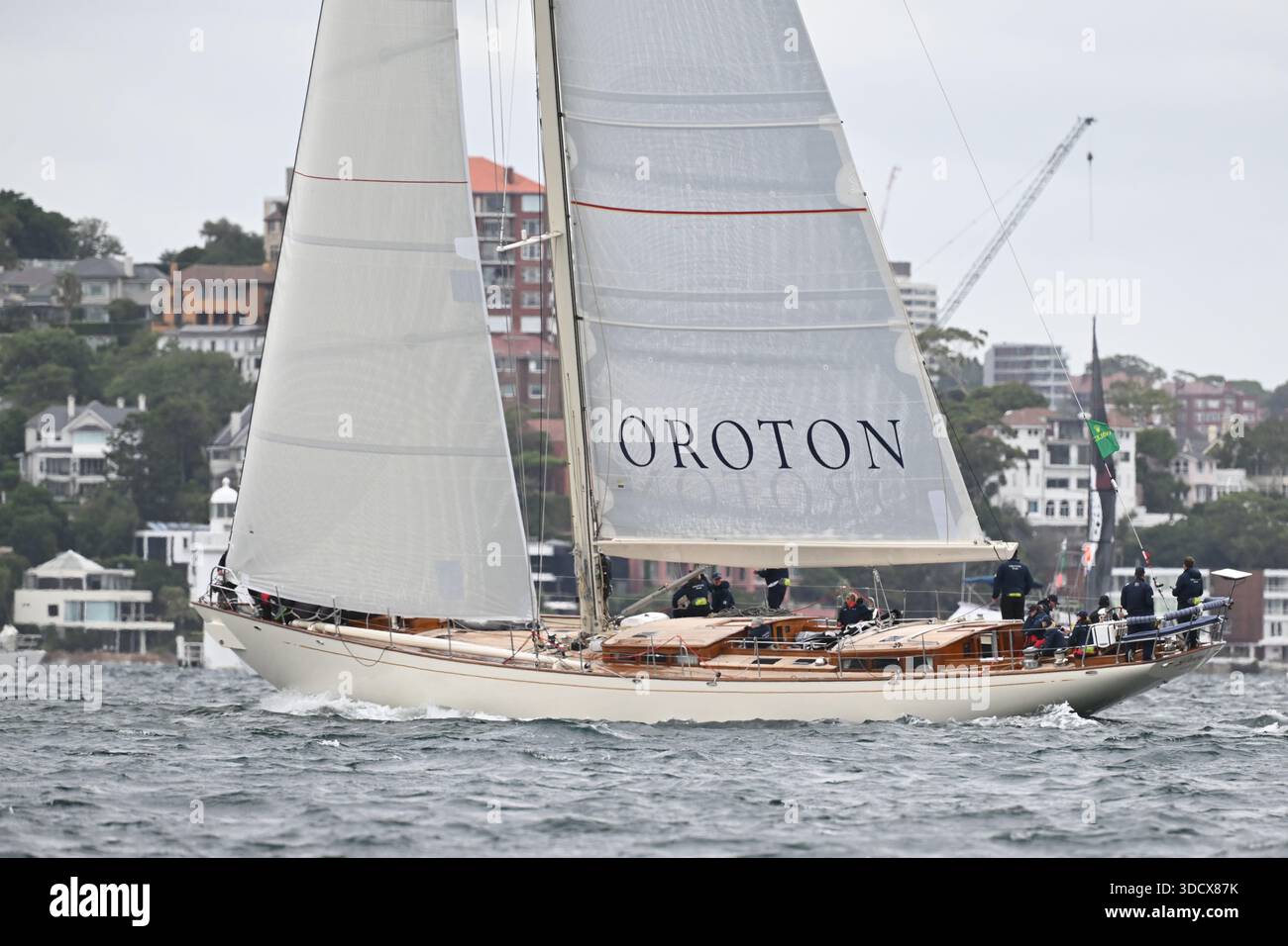 Oroton Drumfire ahead of the start of 2025 Sydney Hobart yacht race at ...