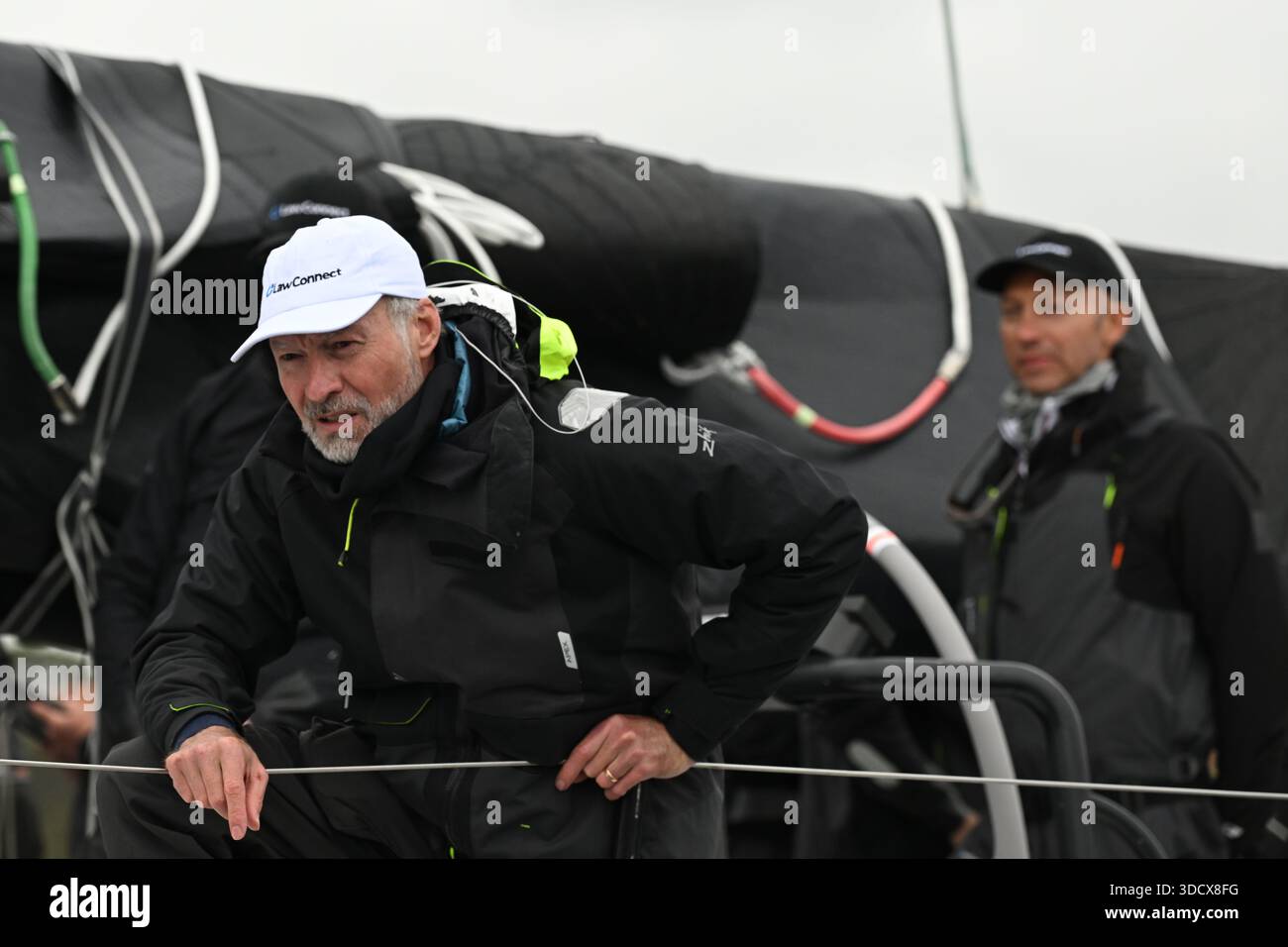 Law Connect skipper Christian Beck ahead of the race start for the 2025 ...