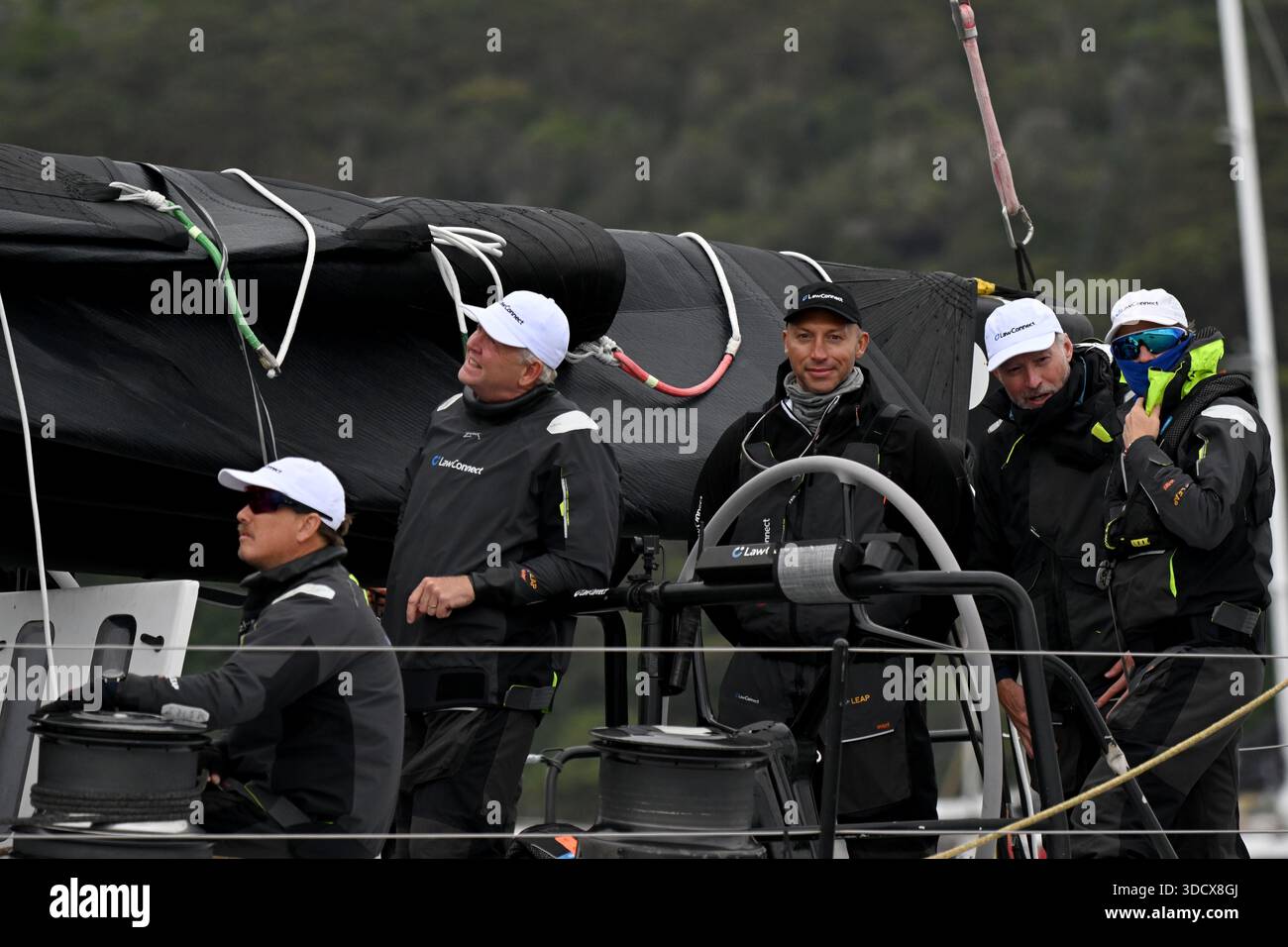 Law Connect crew member Ian Thorpe ahead of the race start for the 2025 ...