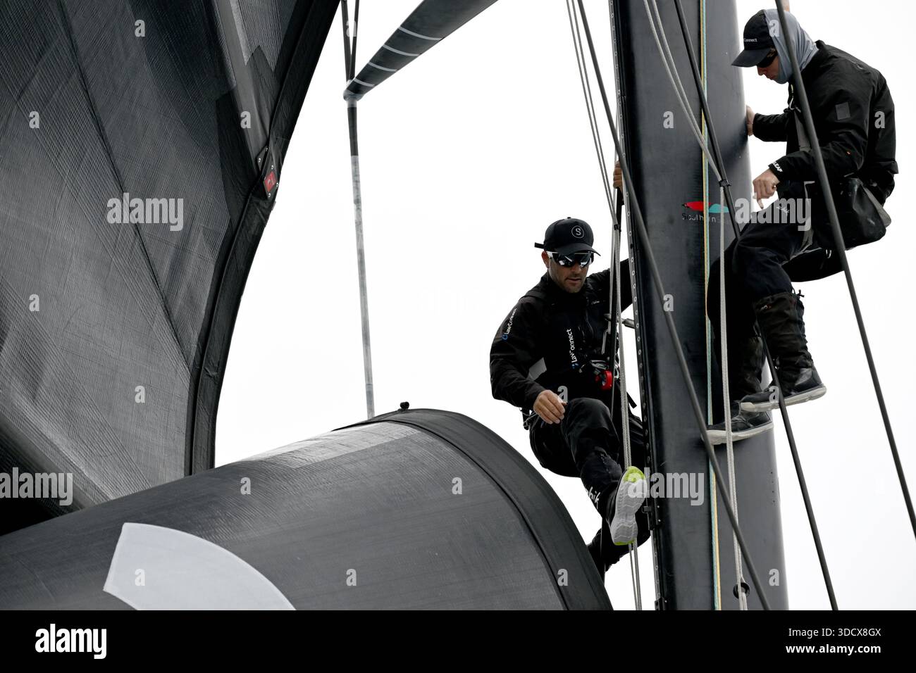 Crew onboard Law Connect ahead of the race start for the 2025 Sydney ...