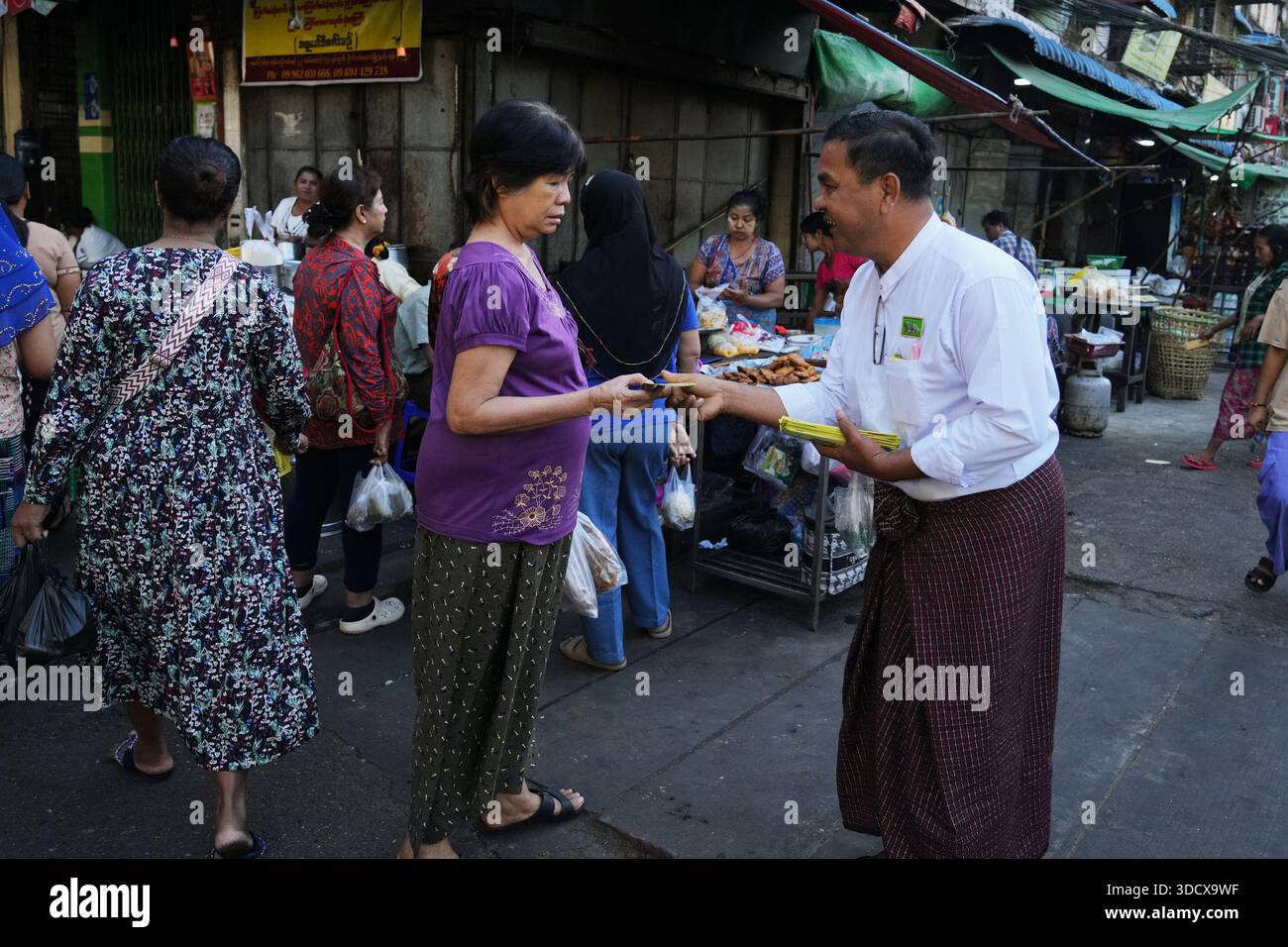 A member of the Shan and Nationalities Democratic Party (SNDP ...