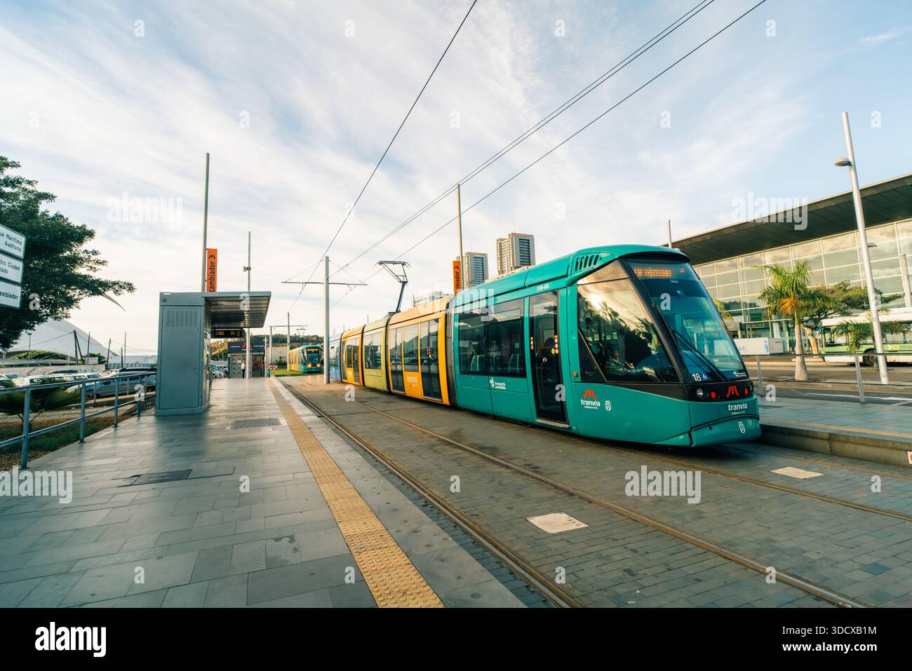 Tram circulating through center hi-res stock photography and images - Alamy