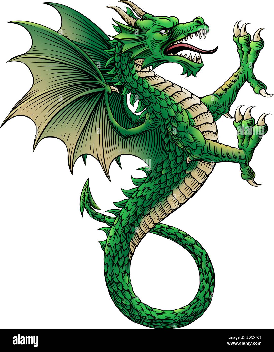 Wyvern coat of arms hi-res stock photography and images - Alamy