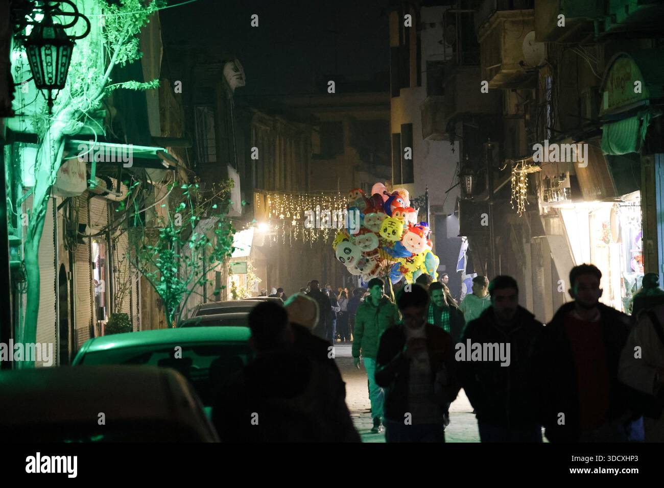 In Damascus, Syria, on December 25, 2025, festive scenes filled the ...