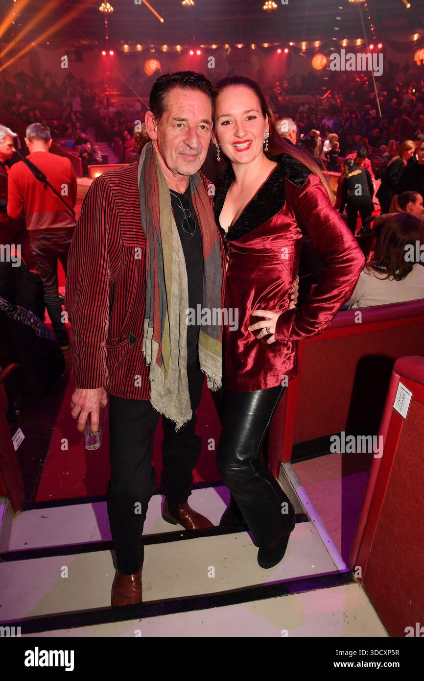 Max Tidof and Luzie Seitz attend the Circus Krone Winter Season ...