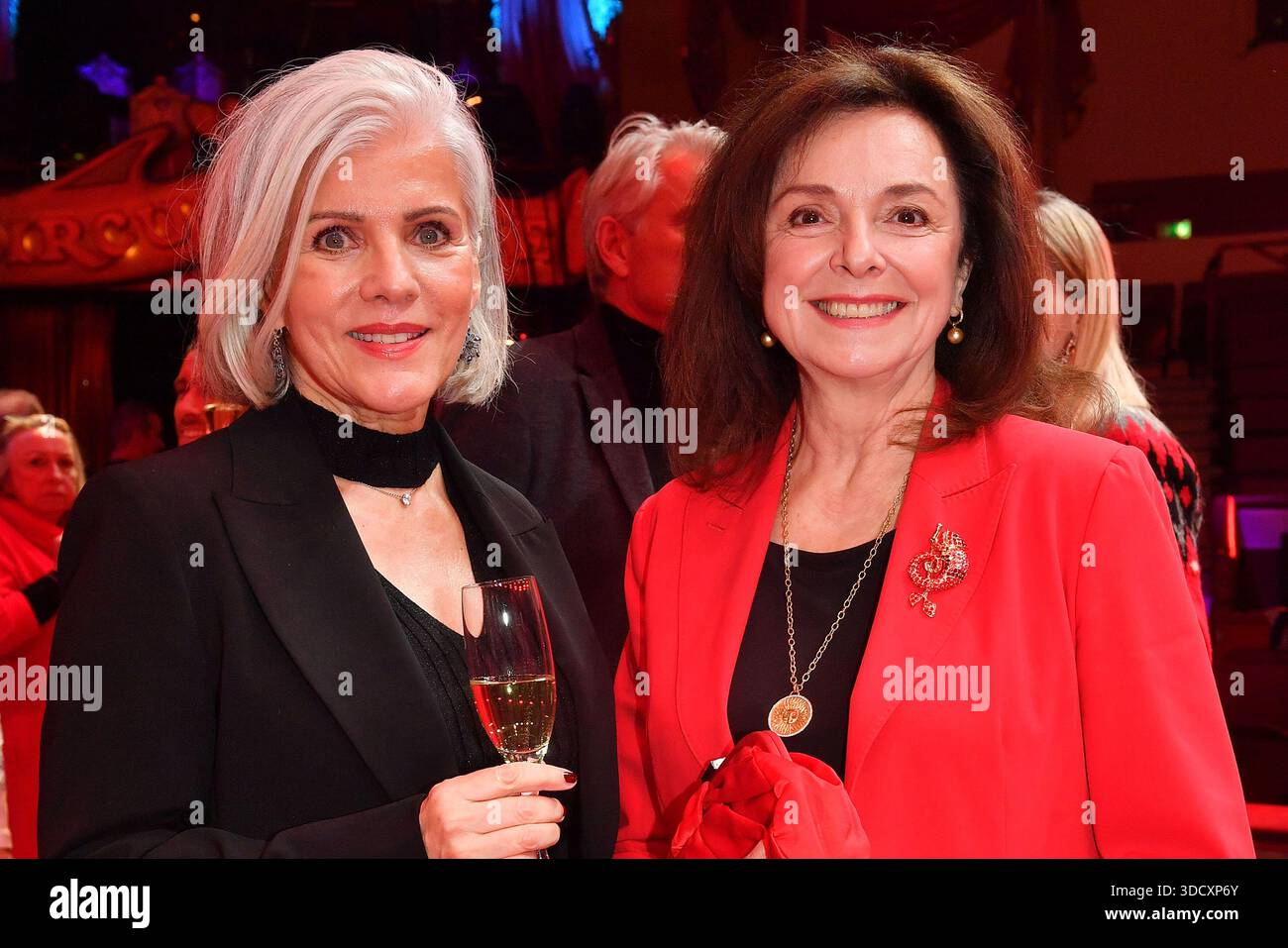 Birgit Schrowange and Uschi Daemmrich von Luttitz attend the Circus ...