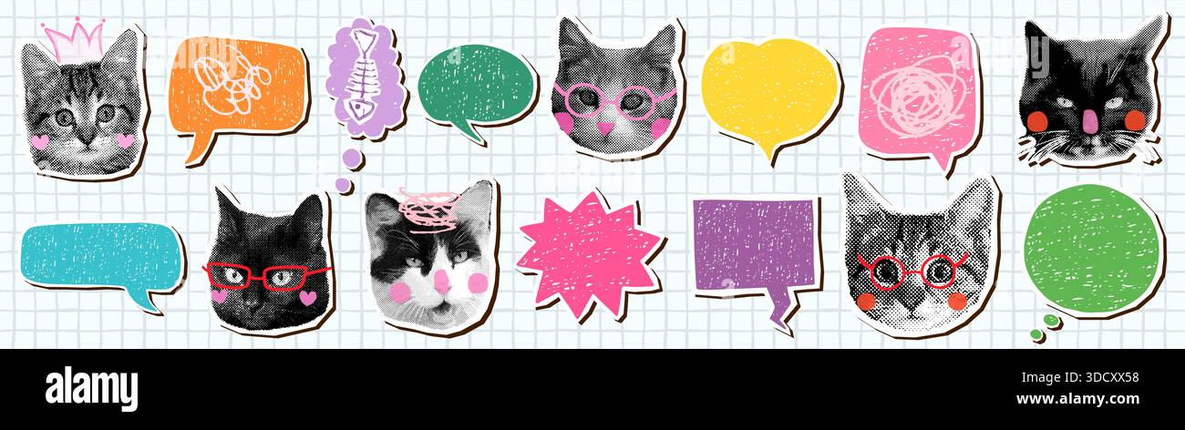 Funny animal heads faces hi-res stock photography and images - Alamy