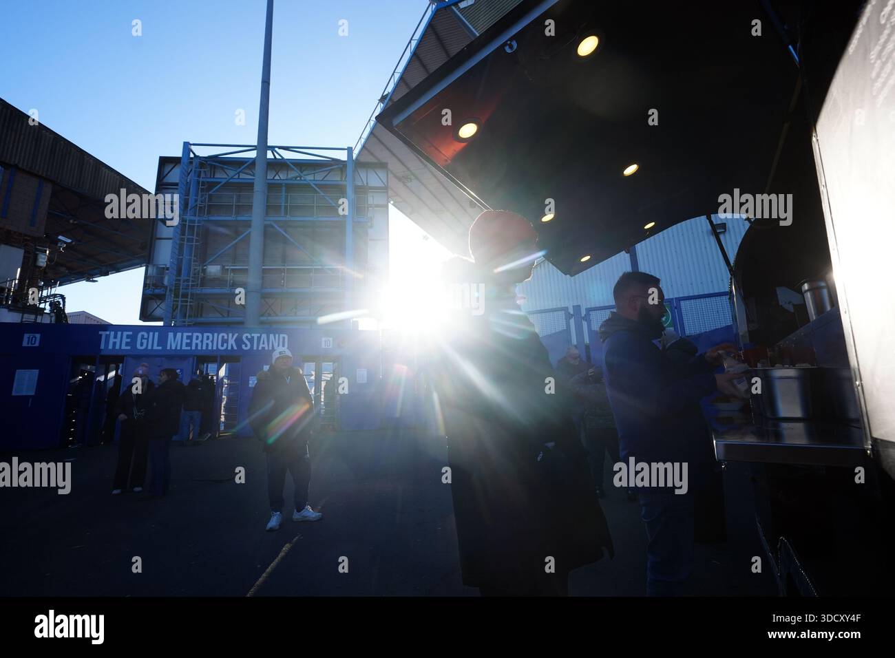 Fans arrive before the Sky Bet Championship match at St Andrew's ...