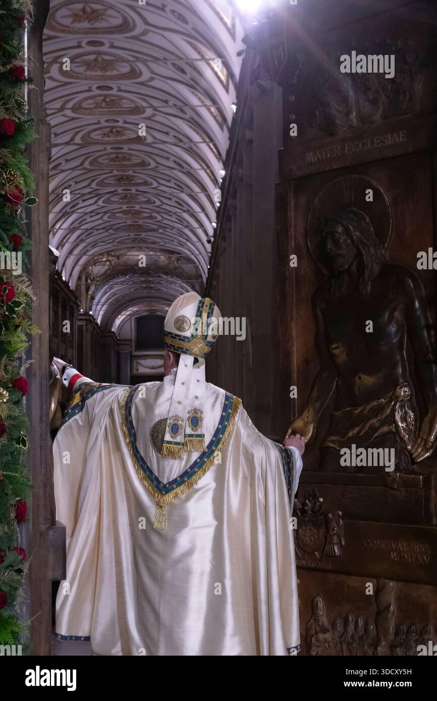 Cardinal Rolandas Makrickas presides over the rite of the closing of ...