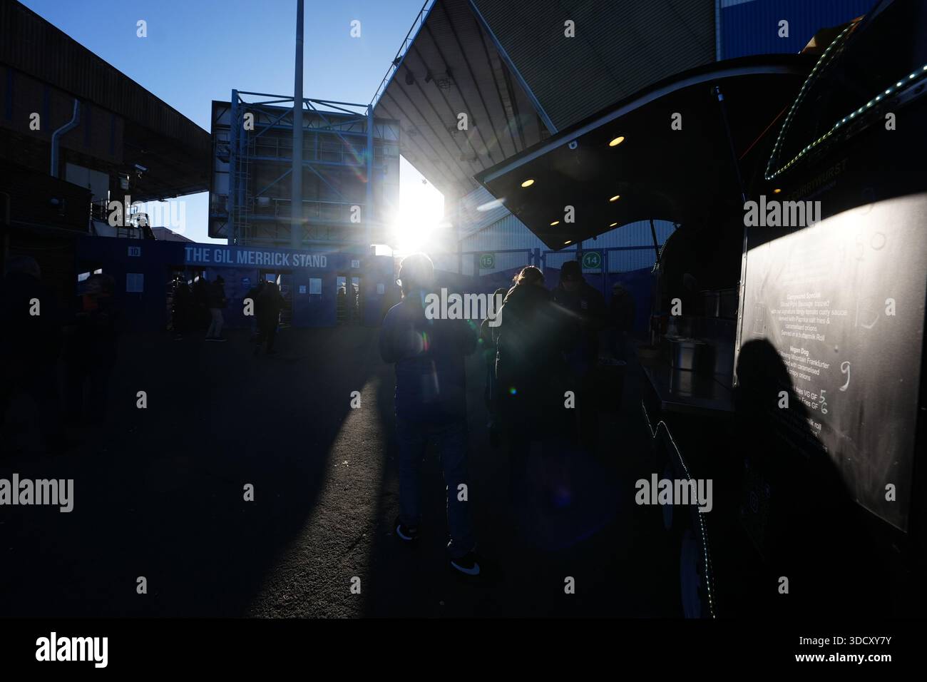 Fans arrive before the Sky Bet Championship match at St Andrew's ...