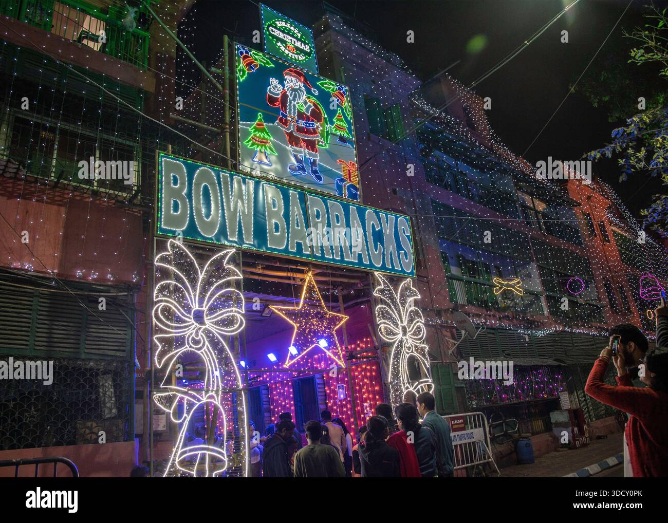 Kolkata, West Bengal, India. 25th Dec, 2025. Bow Barracks is a locality ...