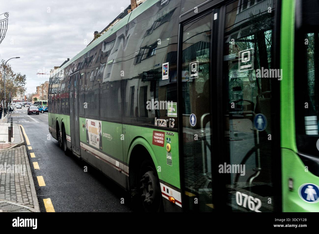 Intercity bus of the Empresa Municipal de Transportes de Madrid (EMT ...