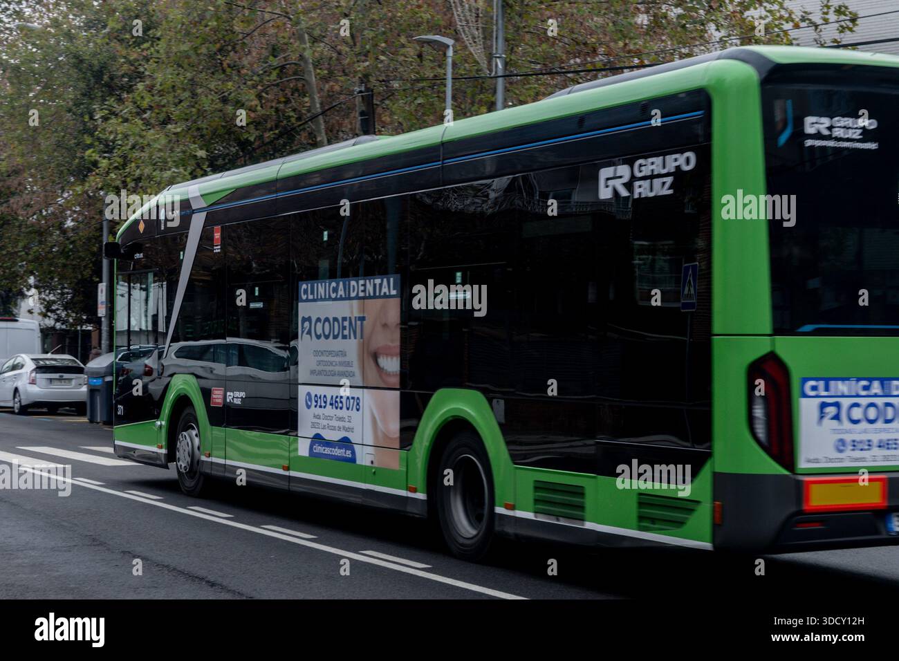 Intercity bus of the Empresa Municipal de Transportes de Madrid (EMT ...