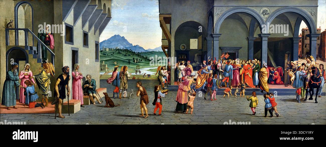 Presentation from the life of the boy tobias hi-res stock photography ...