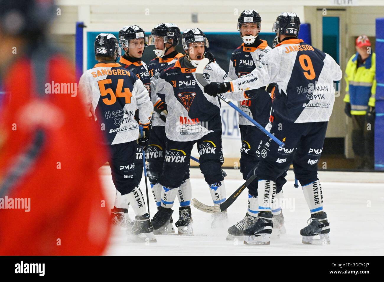 EDSBYN, SWEDEN 20251226Bollnäs Linus Westh scores 0-1 behind Edsbyns ...