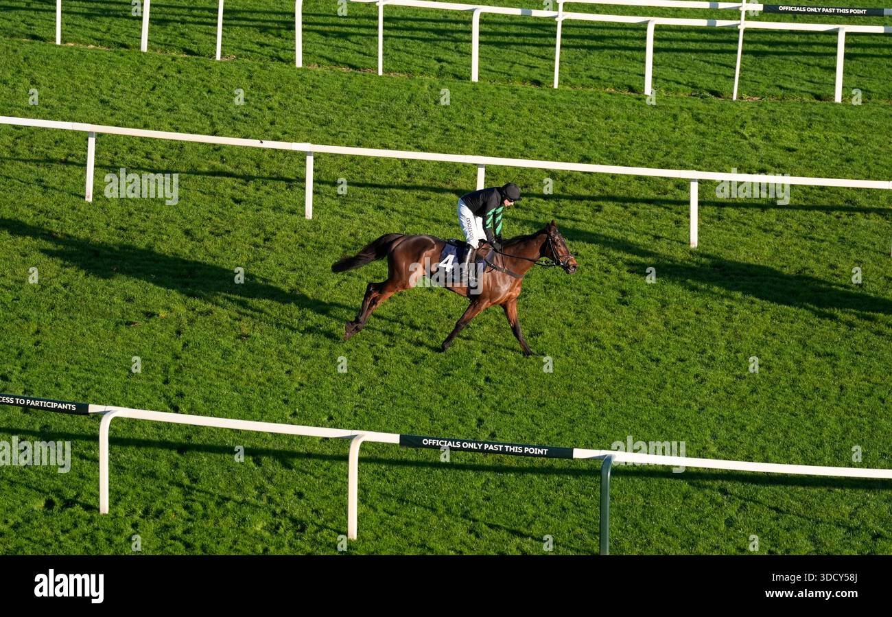Mydaddypaddy ridden by jockey Harry Skelton on taking part in the ...