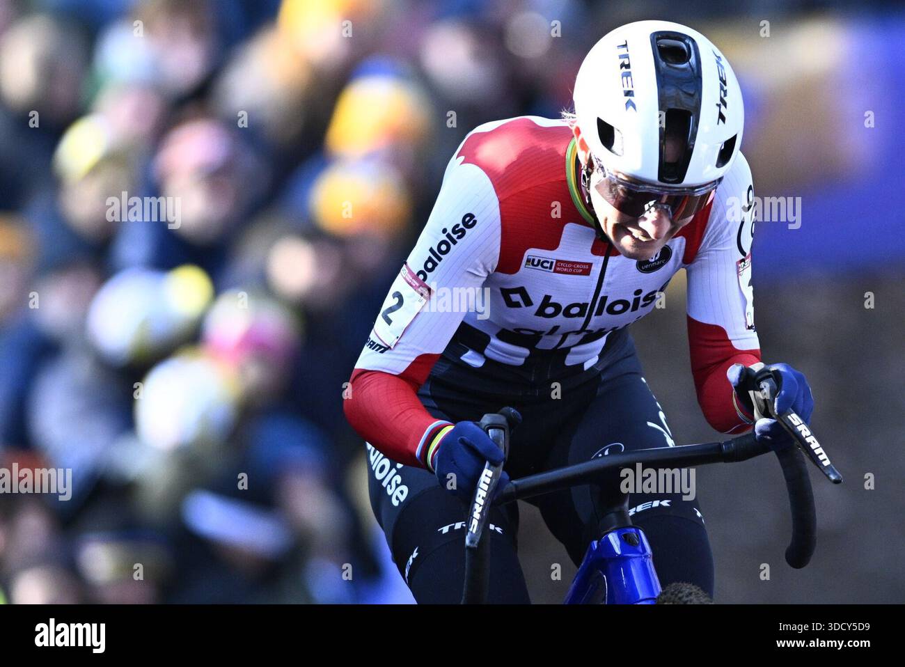 Dutch Lucinda Brand pictured in action during the women's elite race of ...