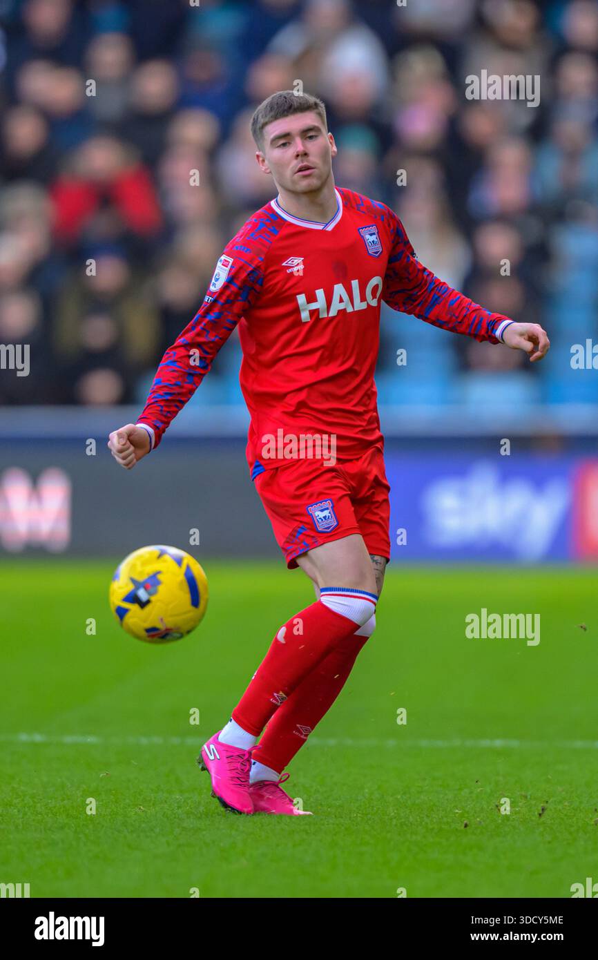Leif Davis (3 Ipswich Town) during the Sky Bet Championship game ...