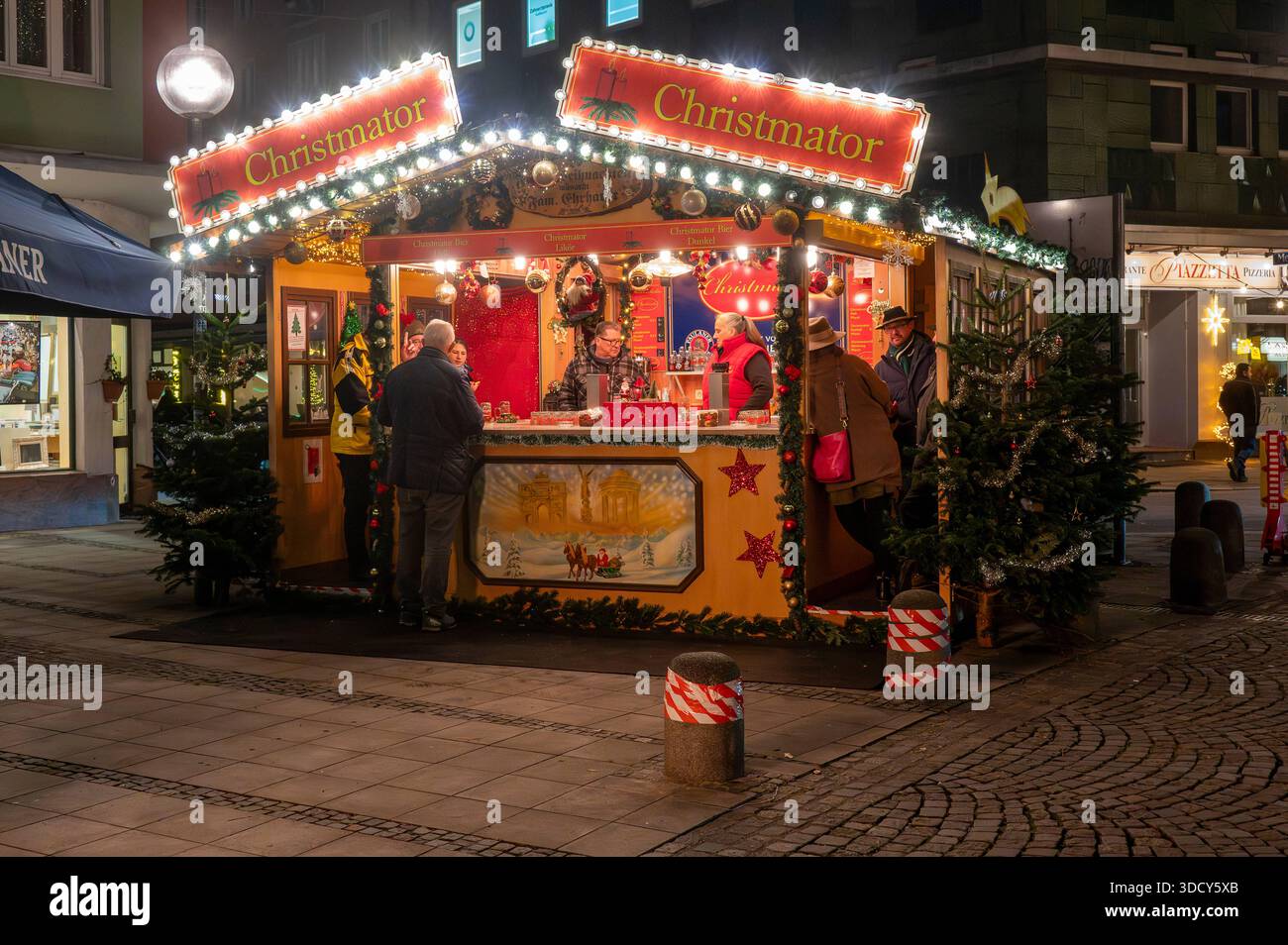 Muenchen Haidhausen, Christmator Bierstand *** Munich Haidhausen ...