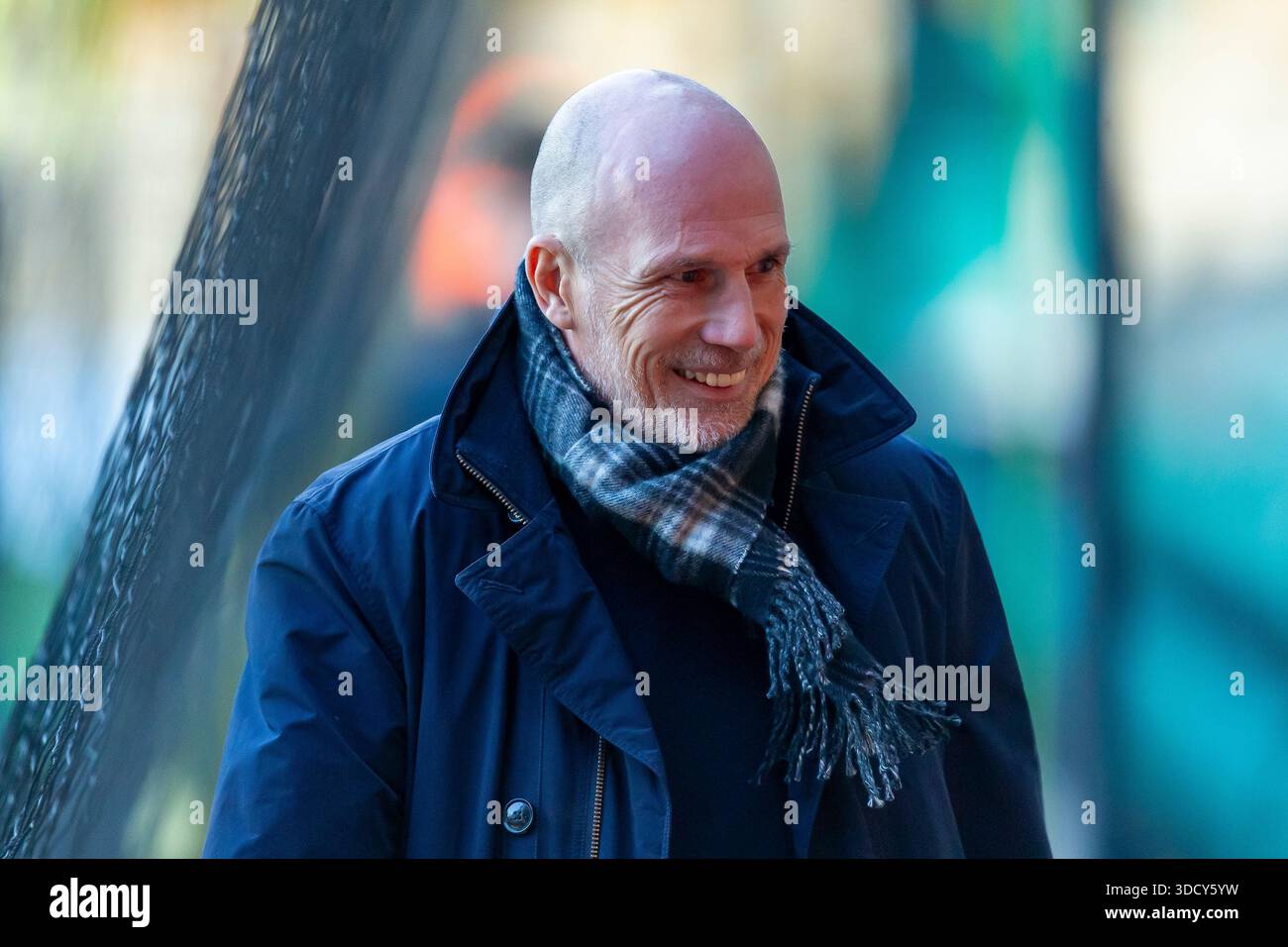 Norwich City Manager, Philippe Clement, arrives before the Sky Bet ...