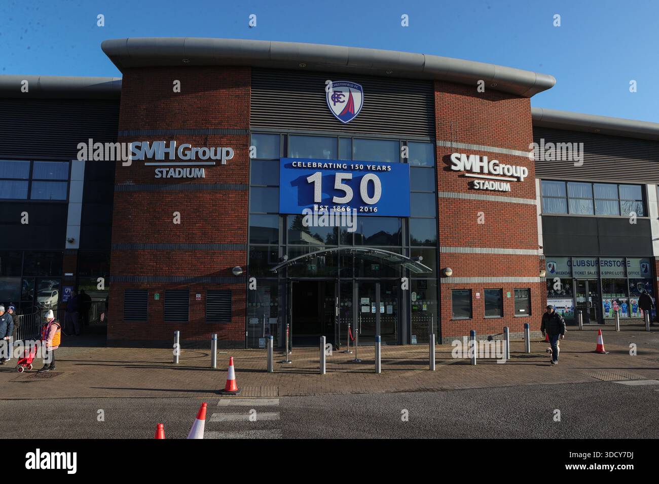 A general view of SMH Group Stadium ahead of the Sky Bet League 2 match ...