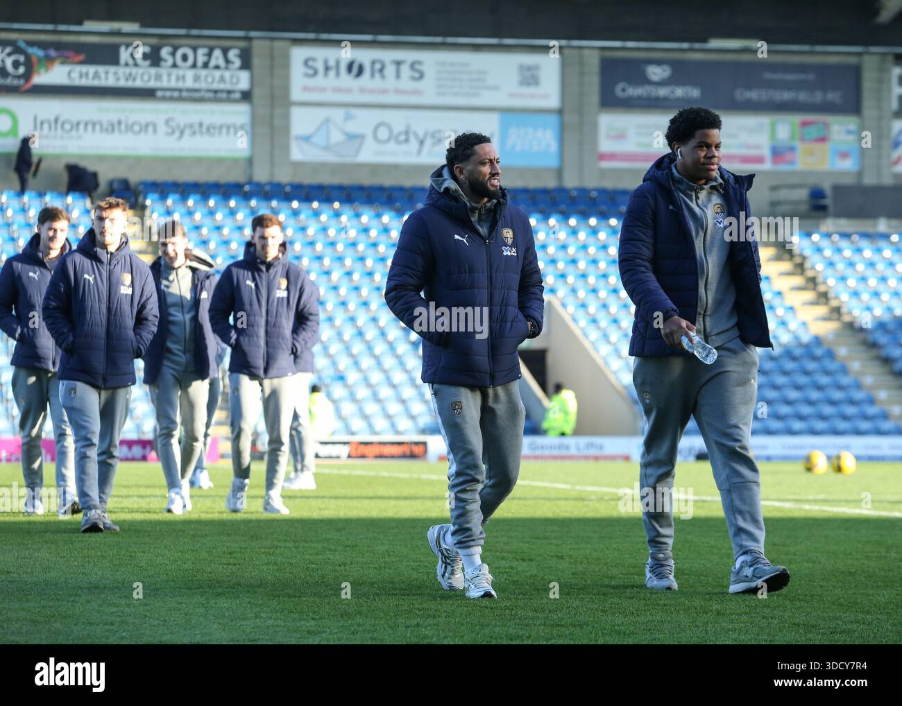 Notts County players arrive ahead of the Sky Bet League 2 match ...