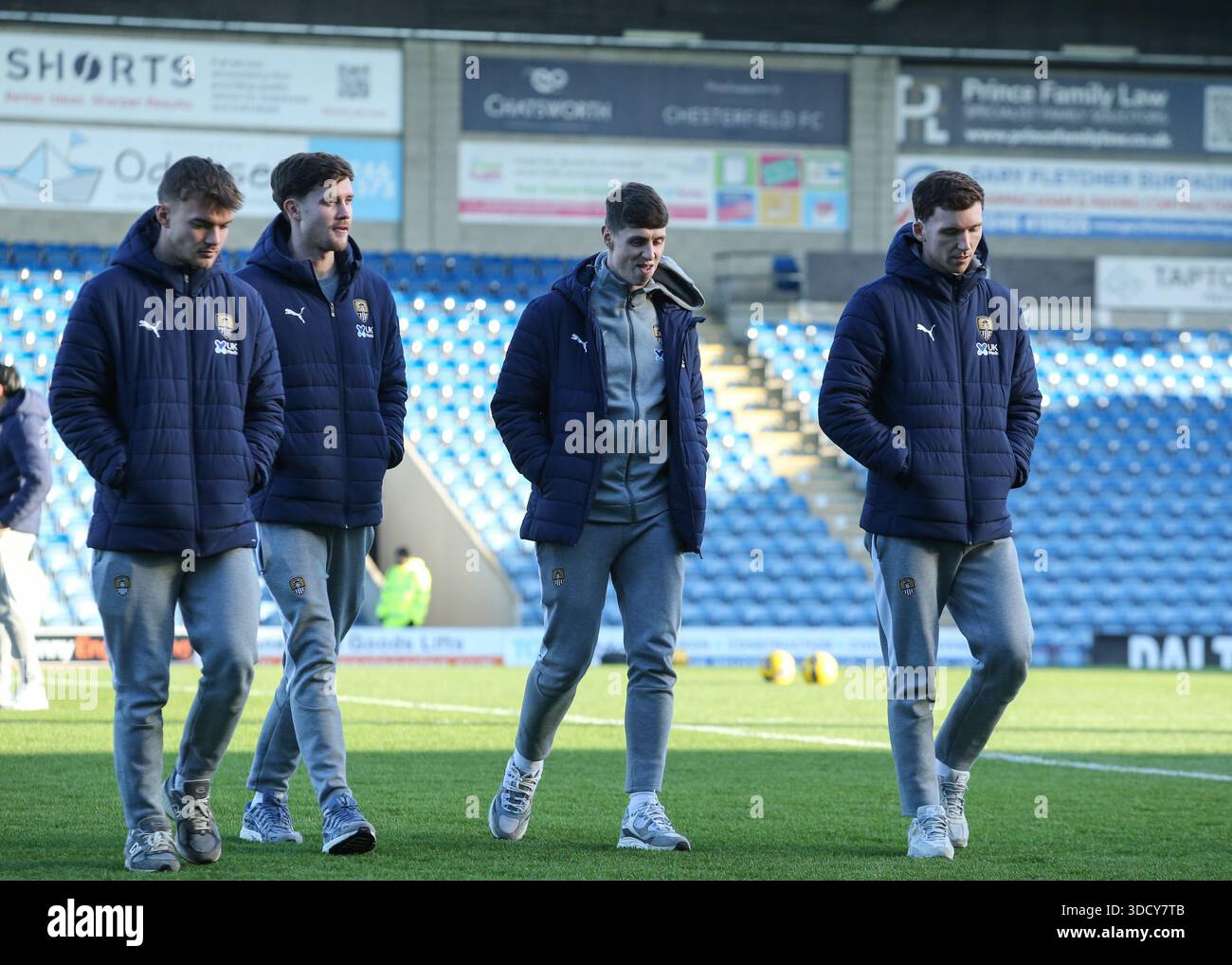 Notts County players arrive ahead of the Sky Bet League 2 match ...