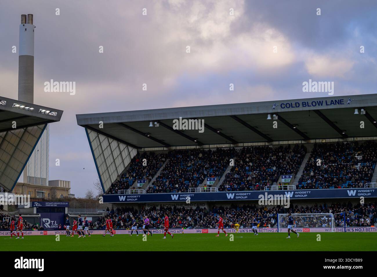 General game play during the Sky Bet Championship game between Millwall ...