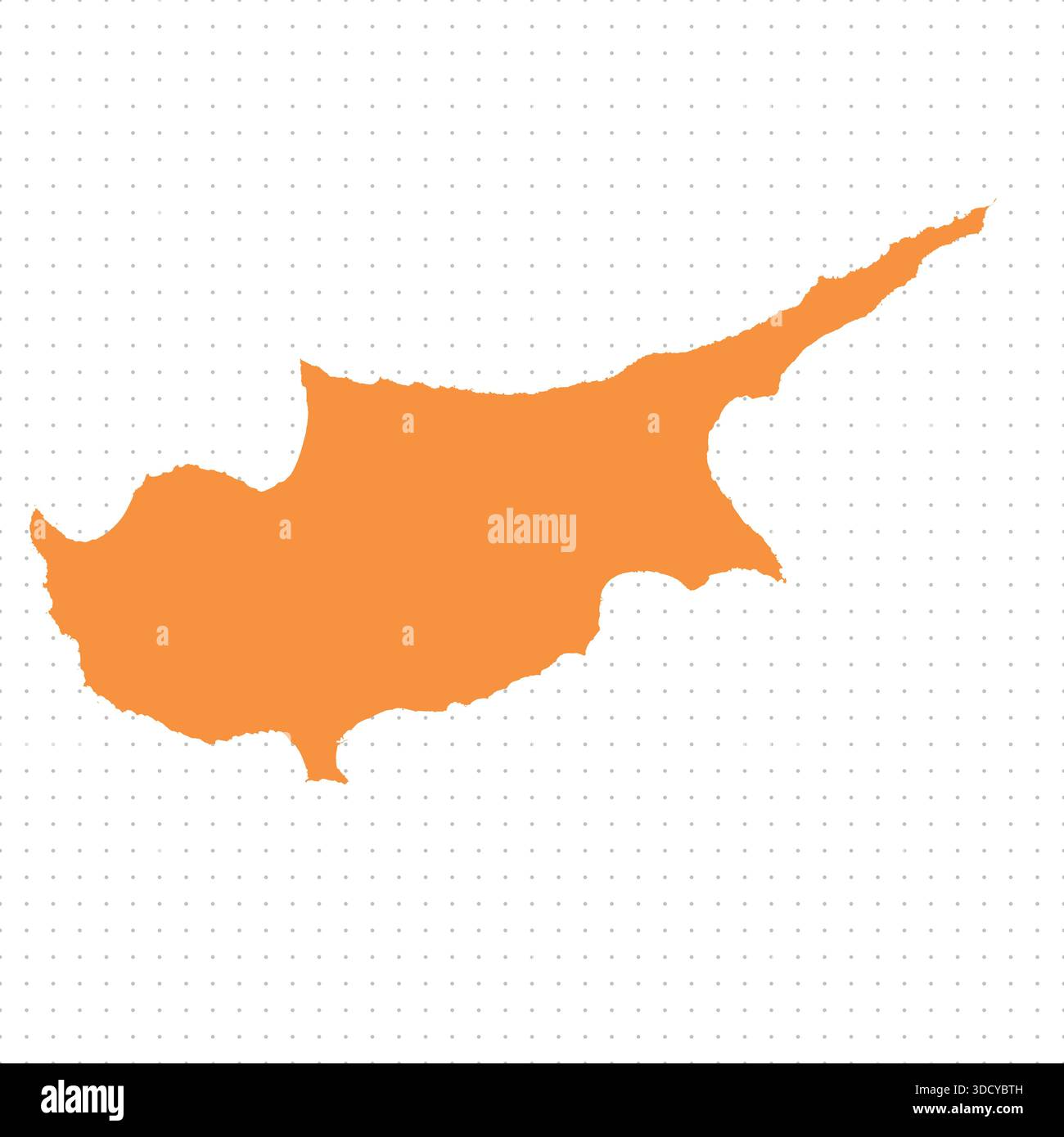 Map of Cyprus, sign silhouette. World Map Globe. Vector Illustration ...