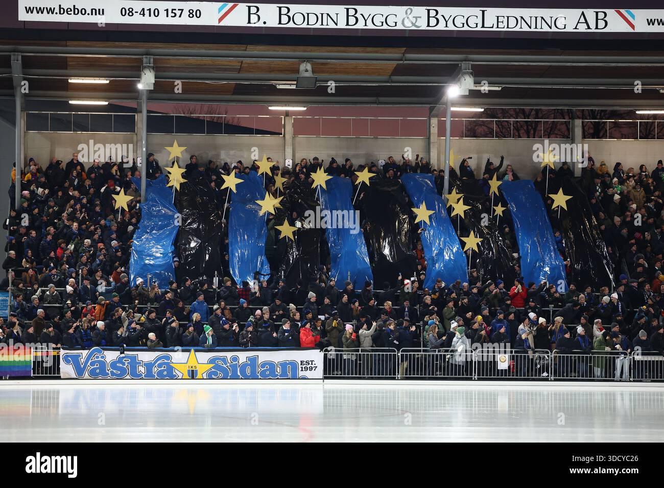 STOCKHOLM, SWEDEN 20251226Sirius fans during Friday's bandy match in ...