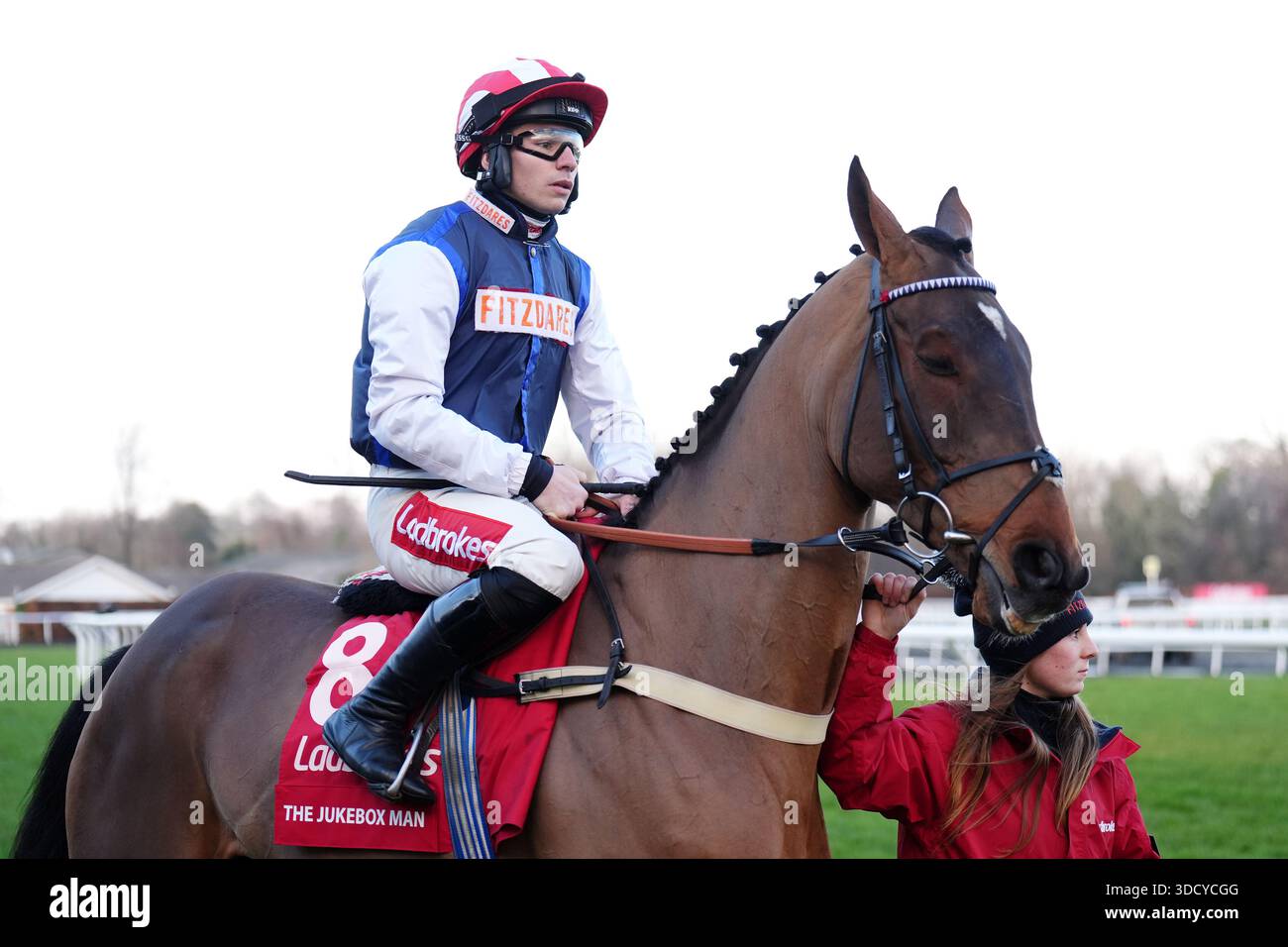 Ben Jones goes to post ahead of the Ladbrokes King George VI Chase ...