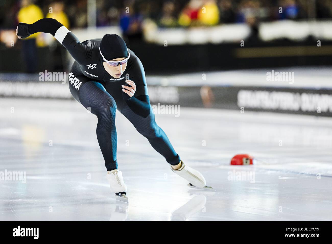 HEERENVEEN - Jutta Leerdam in action during the first day of the ...