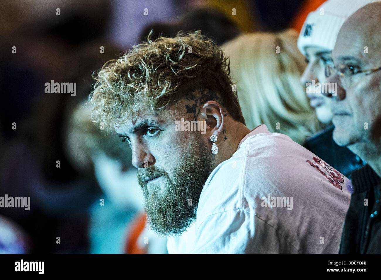 HEERENVEEN - Jake Paul, Jutta Leerdam's partner, during the first day ...