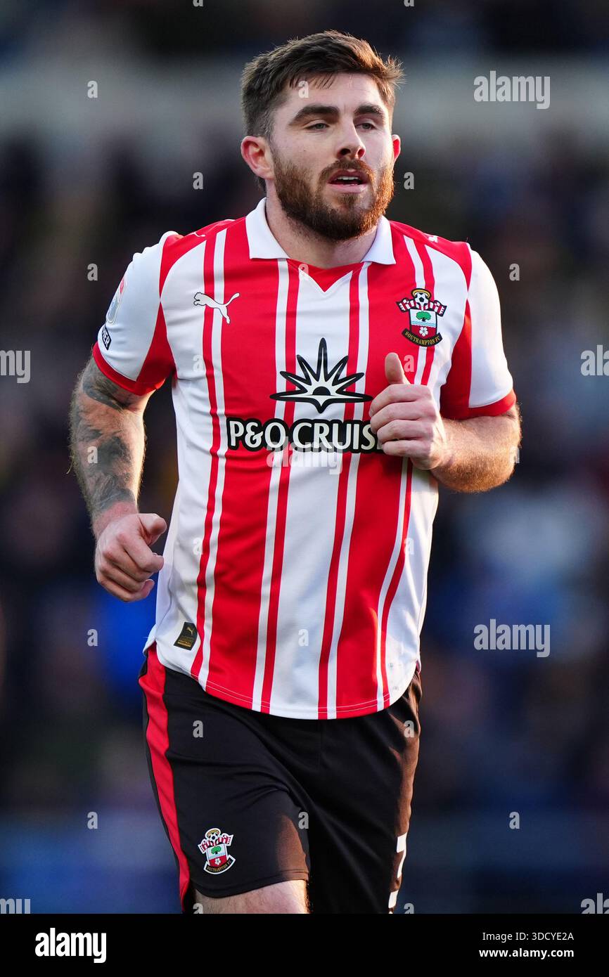 Southampton's Ryan Manning in action during the Sky Bet Championship ...