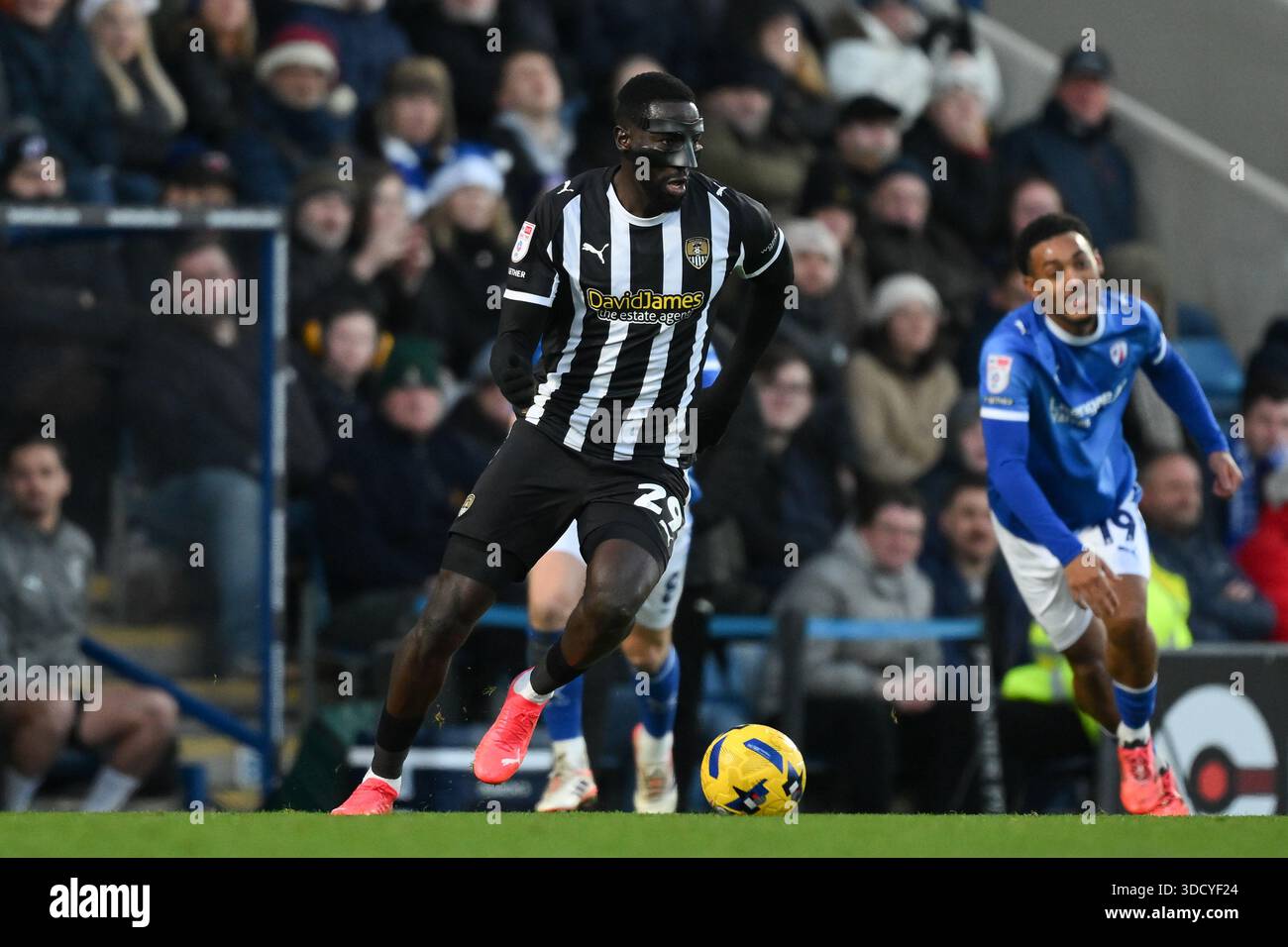 Alassana Jatta of Notts County looking for options during the Sky Bet ...