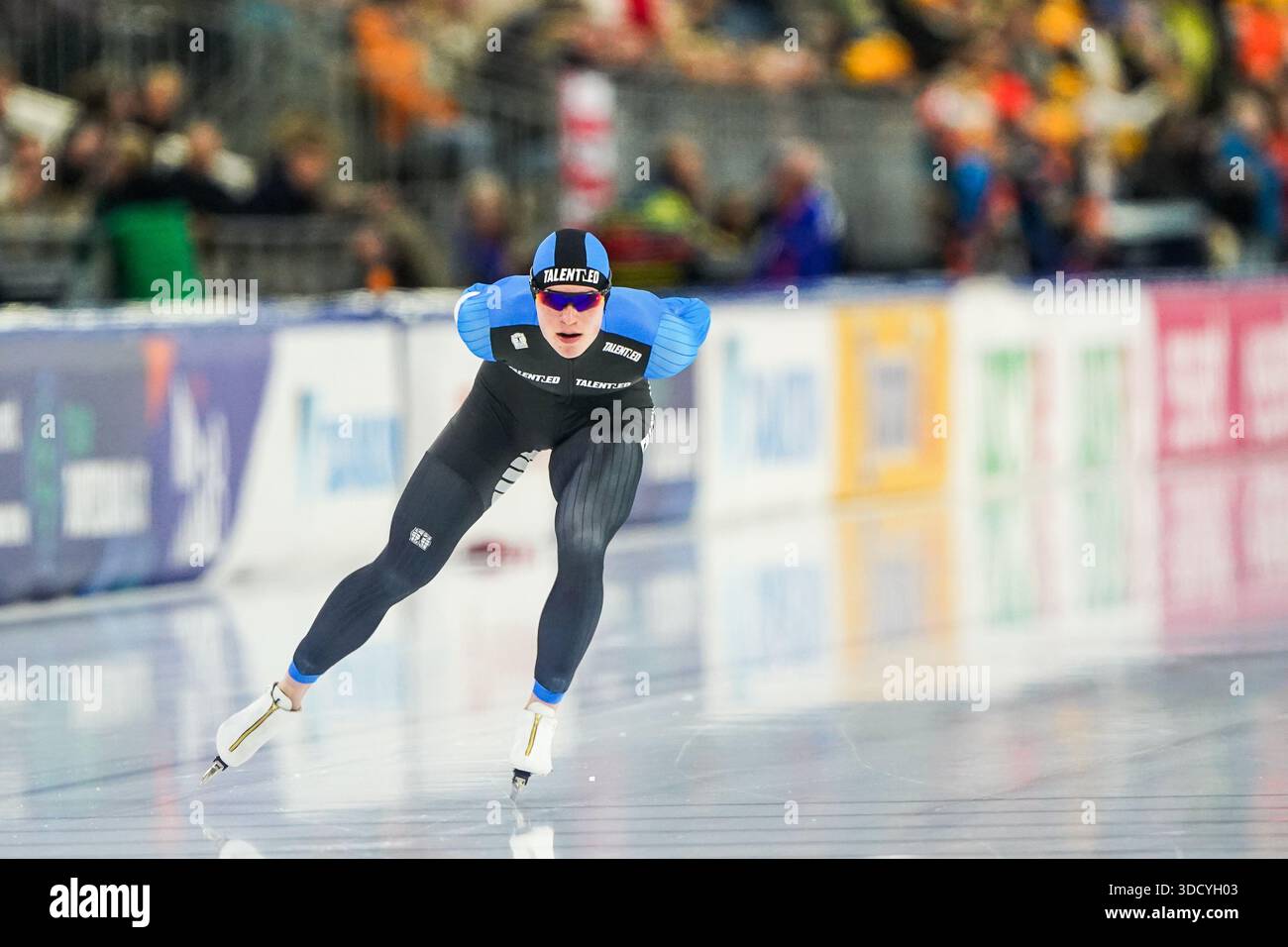 HEERENVEEN, NETHERLANDS - DECEMBER 26: Ede Kortlever of Team TalentNED ...