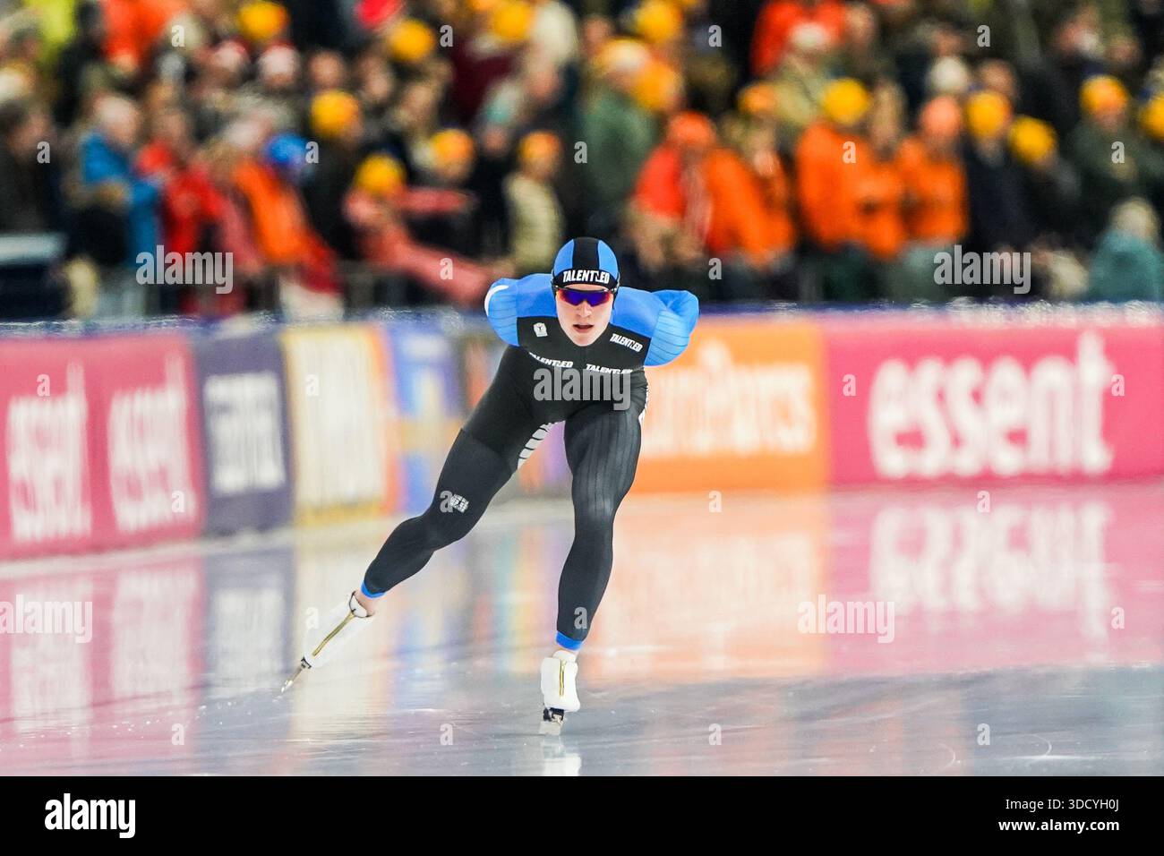 HEERENVEEN, NETHERLANDS - DECEMBER 26: Ede Kortlever of Team TalentNED ...