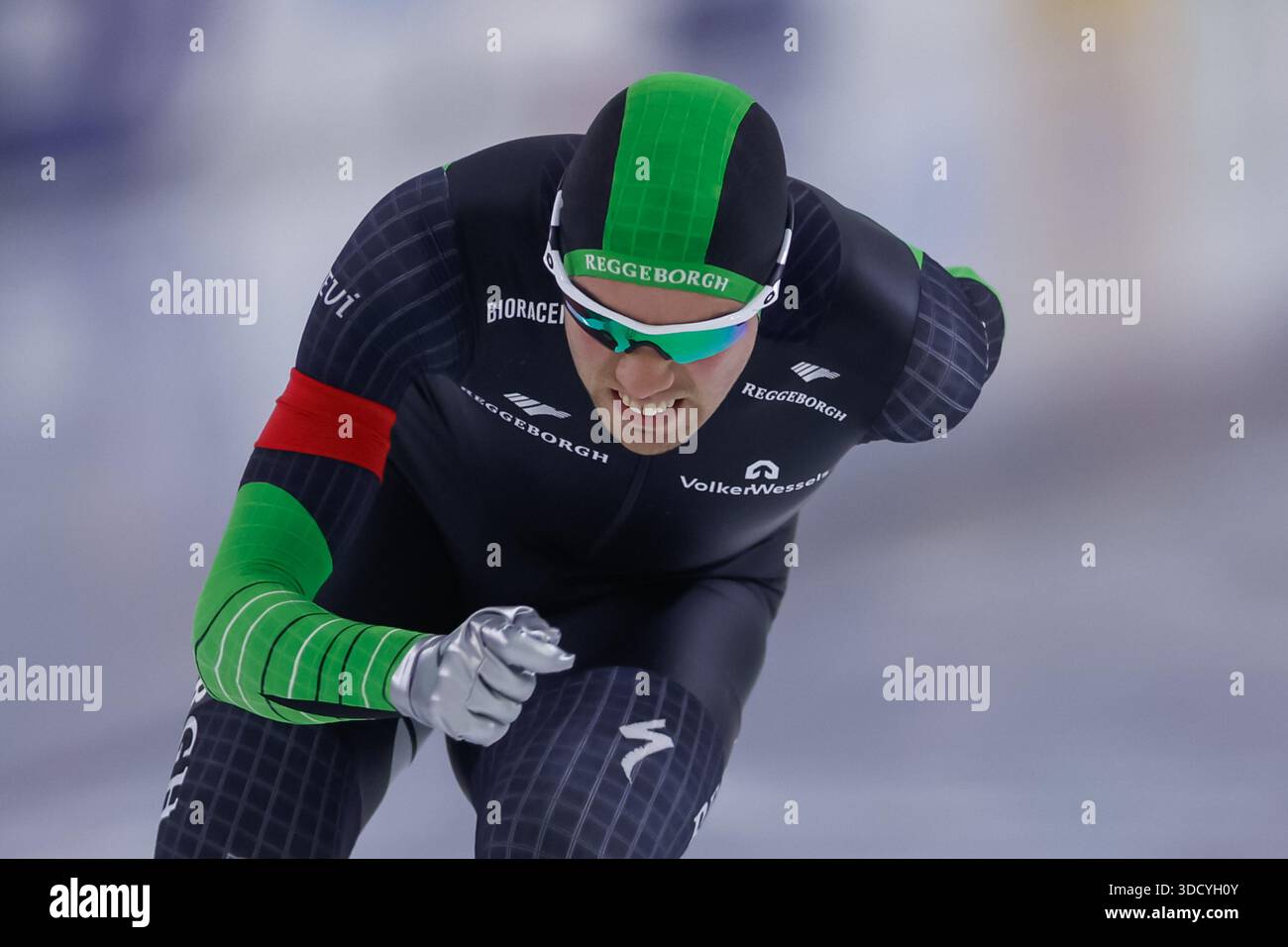 Patrick Roest of the Netherlands competing on the Men’s 5000m on Day 1 ...