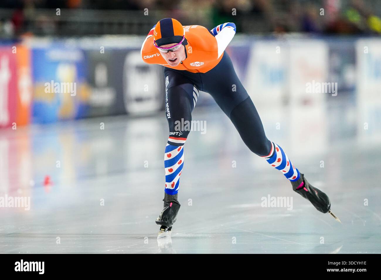 HEERENVEEN, NETHERLANDS - DECEMBER 26: Thijs Wiersma during the Dutch ...