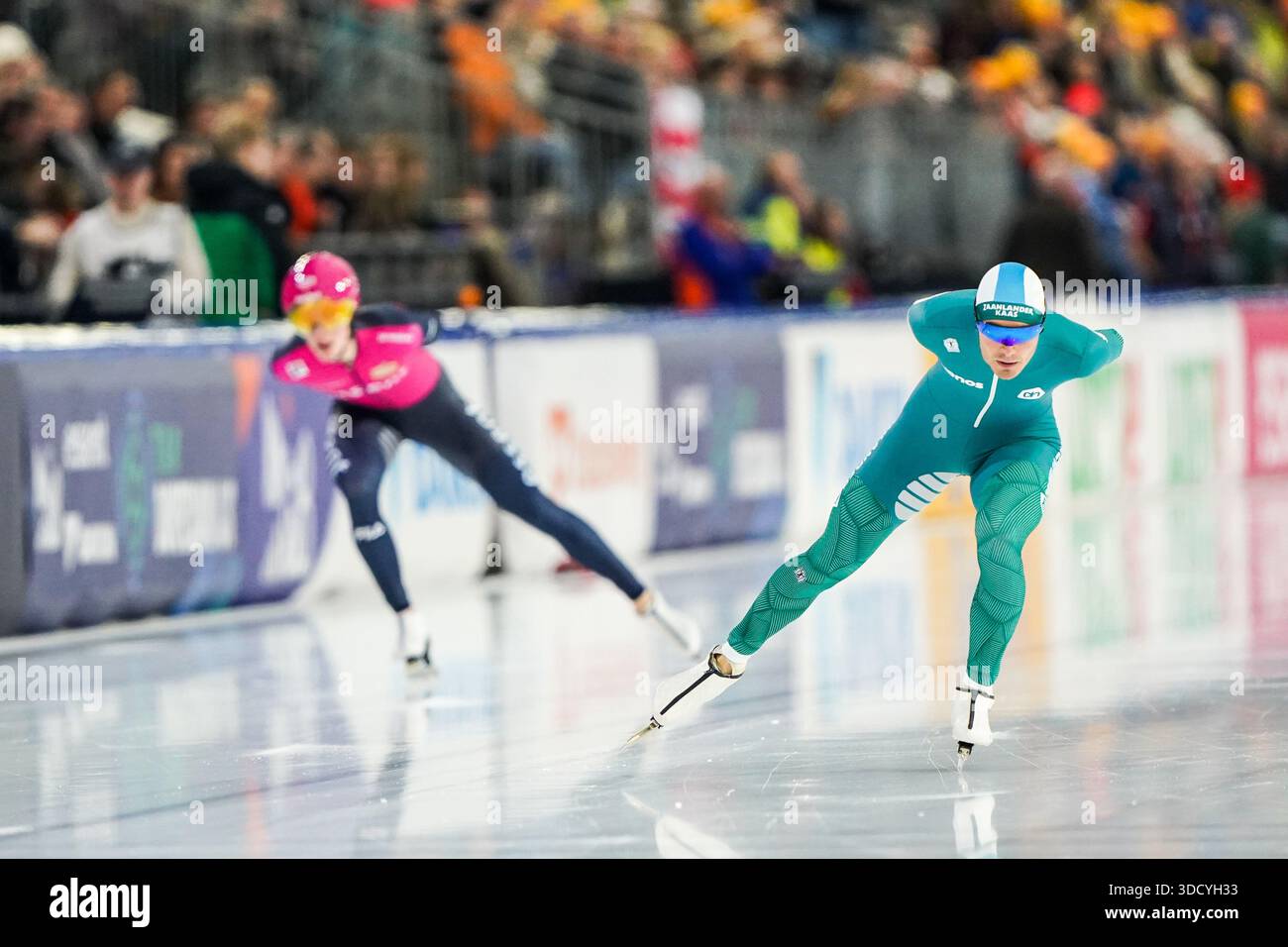 HEERENVEEN, NETHERLANDS - DECEMBER 26: Mats Bendijk of Team Essent ...